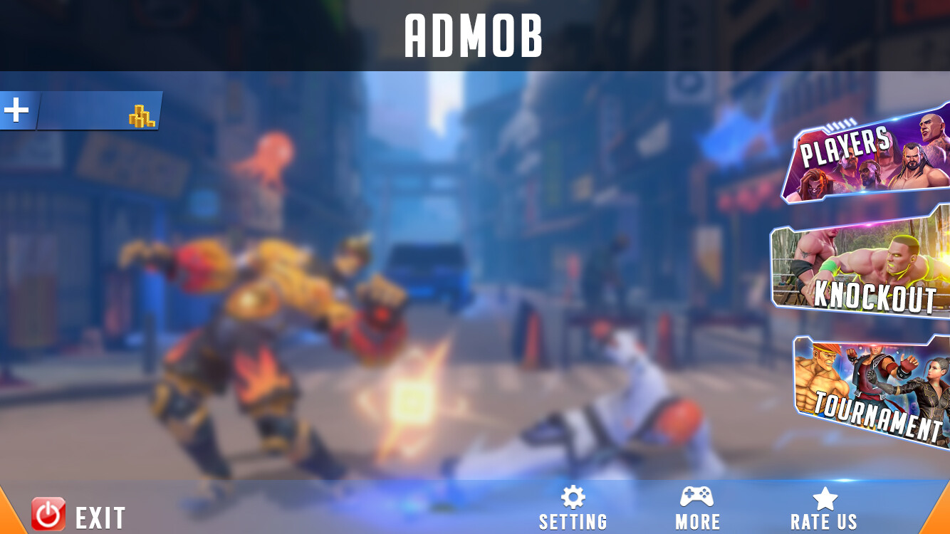 ArtStation - Fighting Games Ui