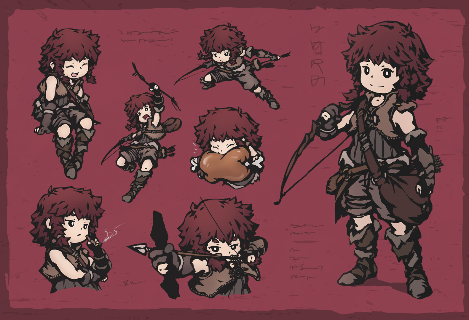 ArtStation - DND OC | Fennel the Hobbit