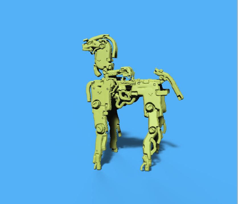 ArtStation - Ancient mech idol