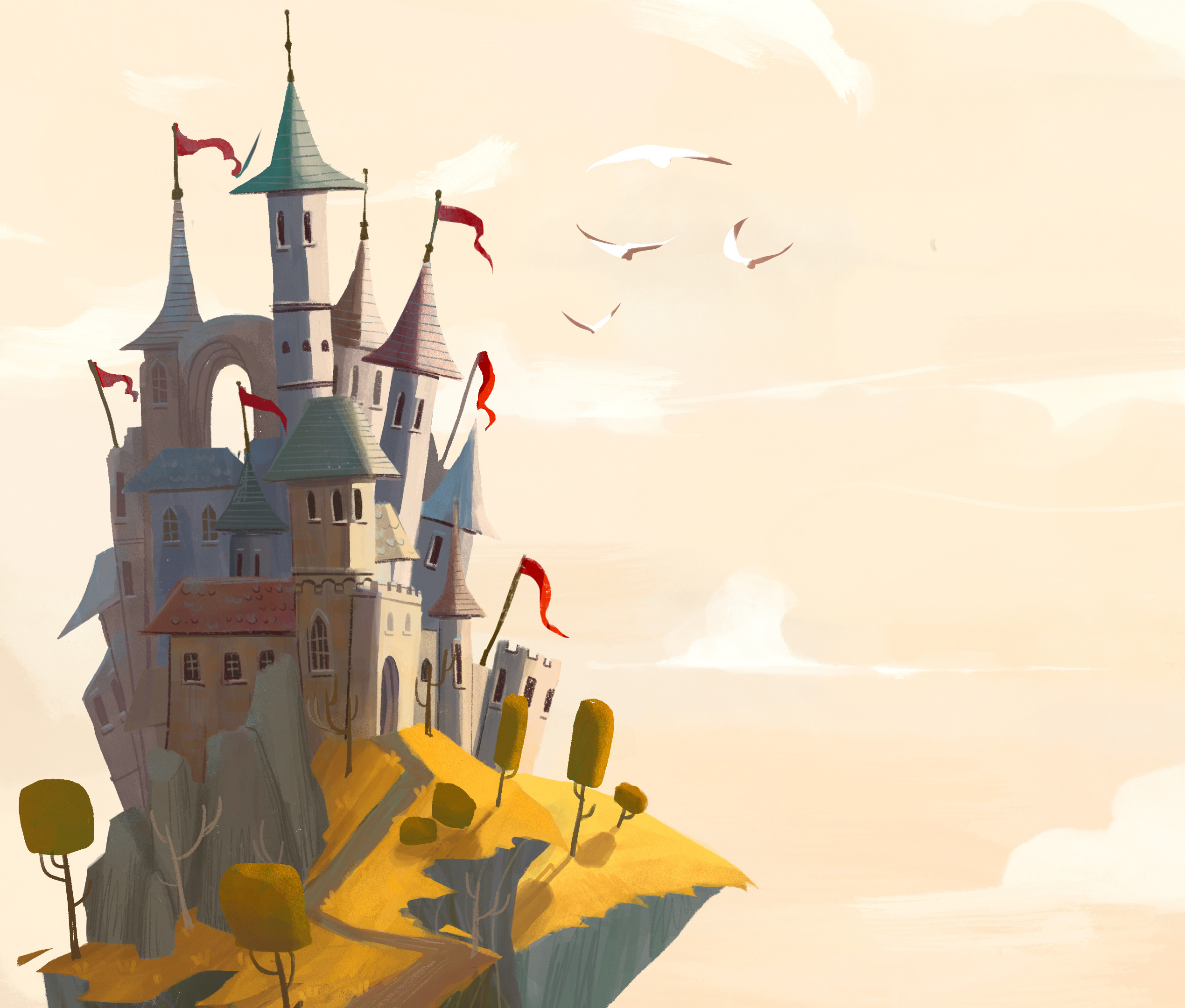 Irena Santoso - The Wawel Dragon (Storybook Illustrations)