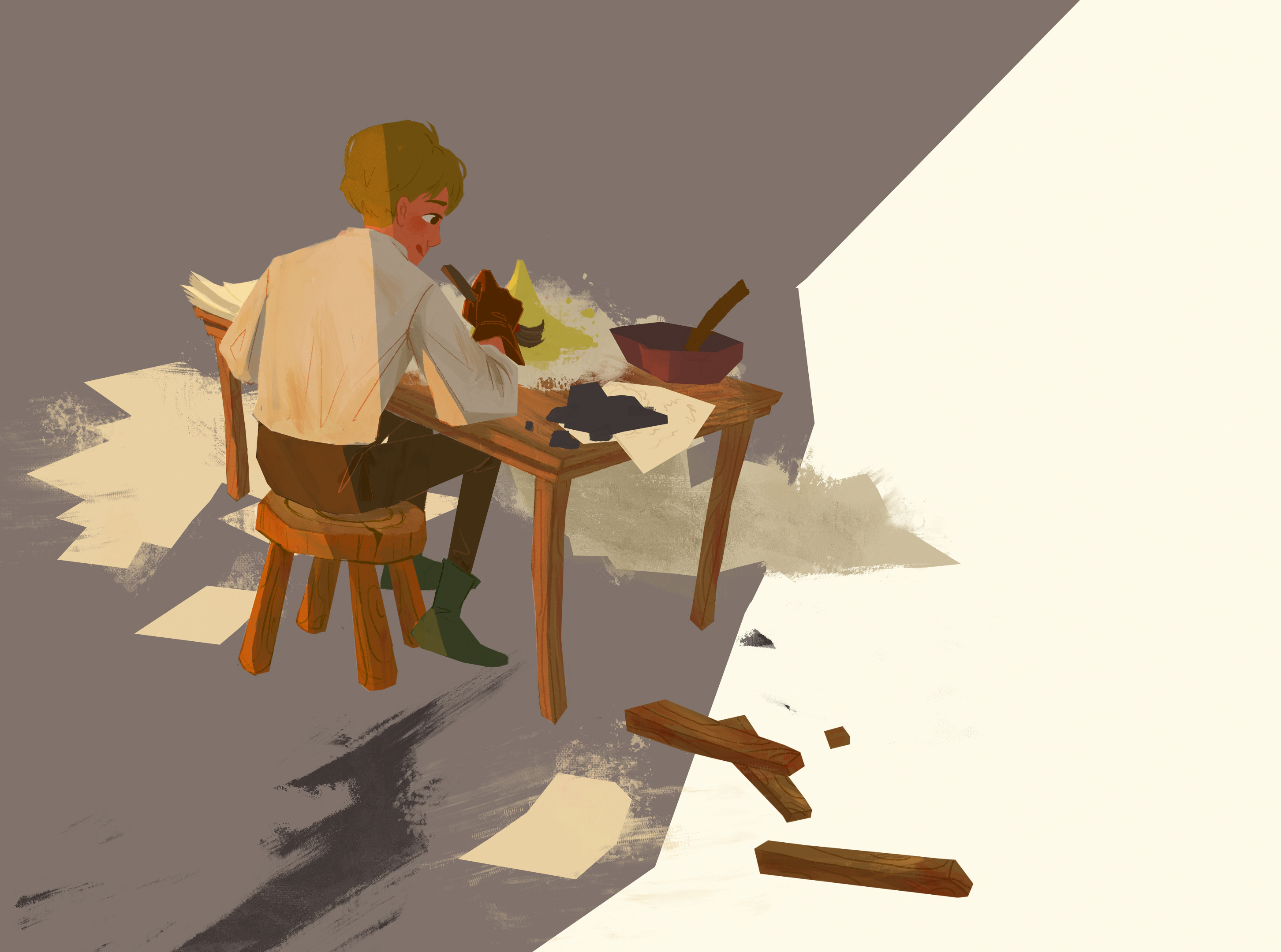 Irena Santoso - The Wawel Dragon (Storybook Illustrations)