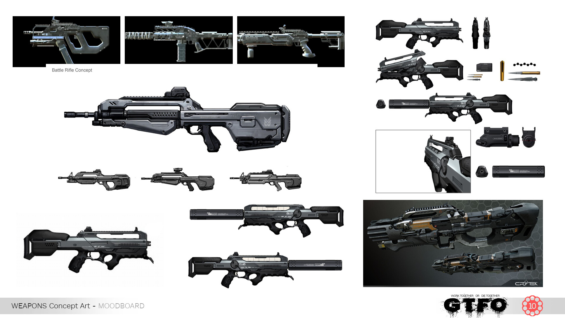 Alix Maurin - GTFO - Weapon Concept Art
