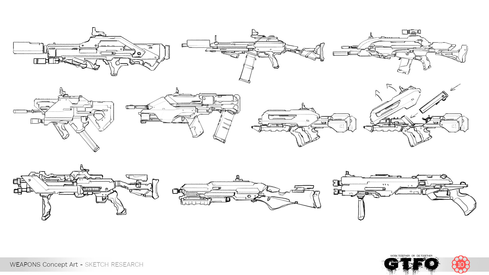 Alix Maurin - GTFO - Weapon Concept Art