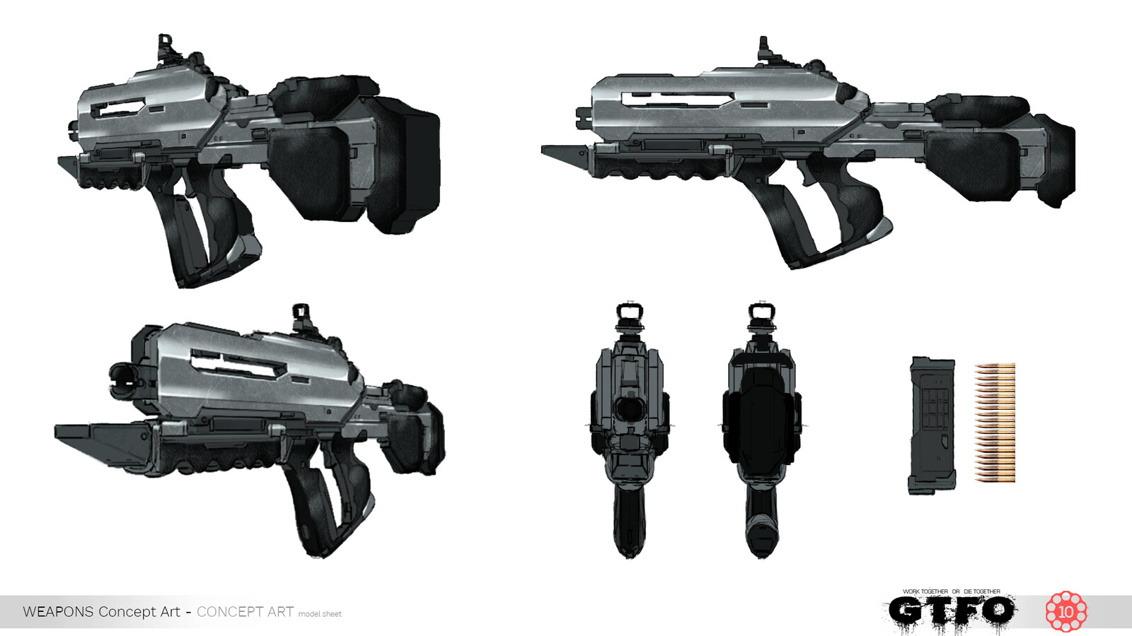 Alix Maurin - GTFO - Weapon Concept Art