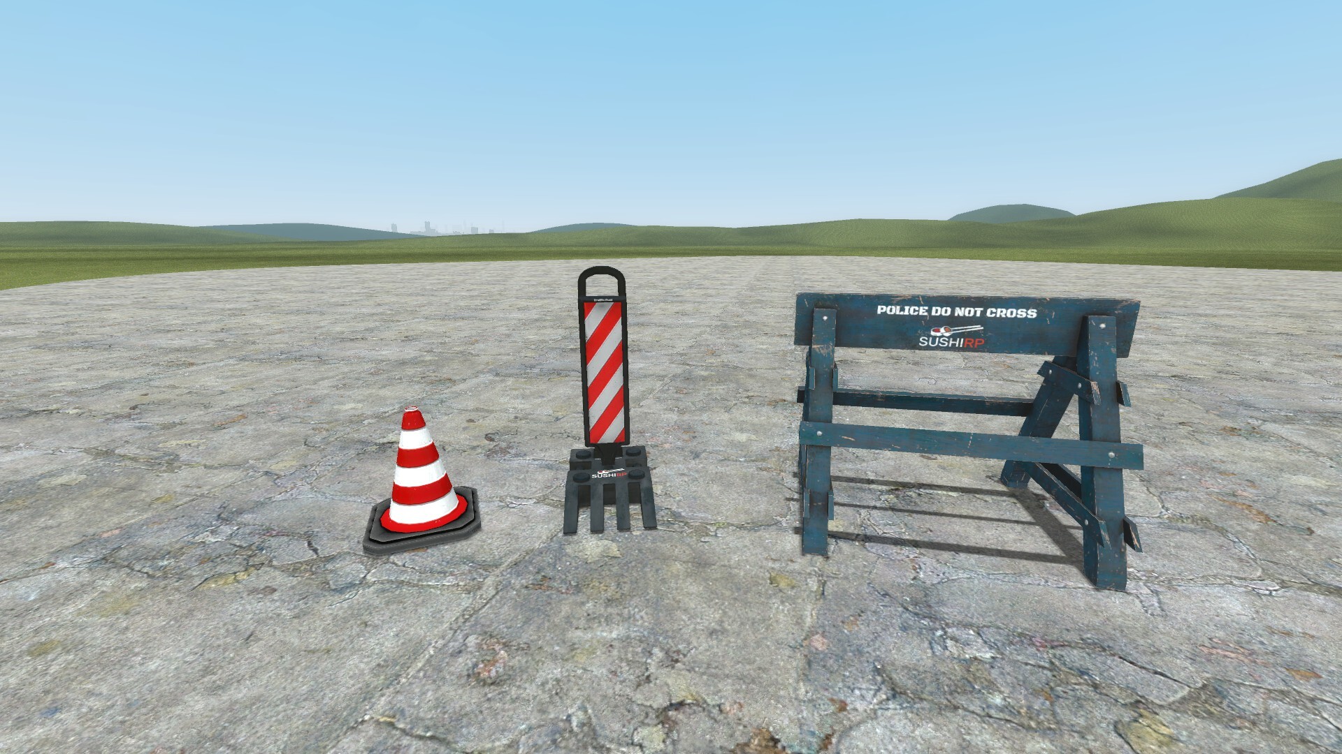 ArtStation - Police Barriers