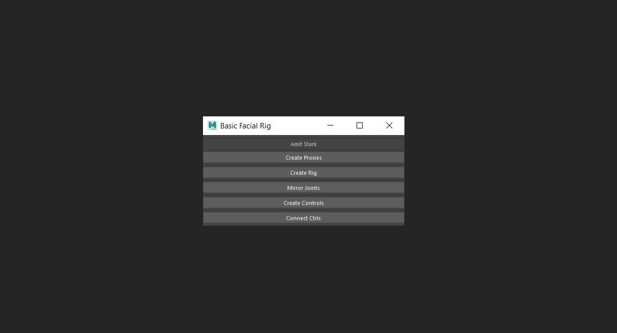 ArtStation - Basic Facial Rig Creator