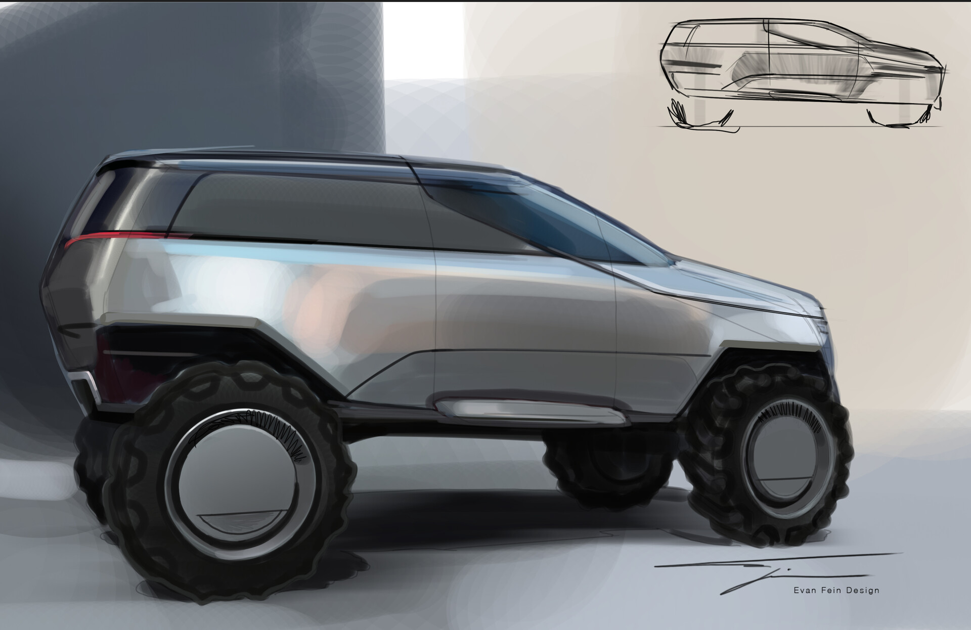 ArtStation - Modern SUV concept