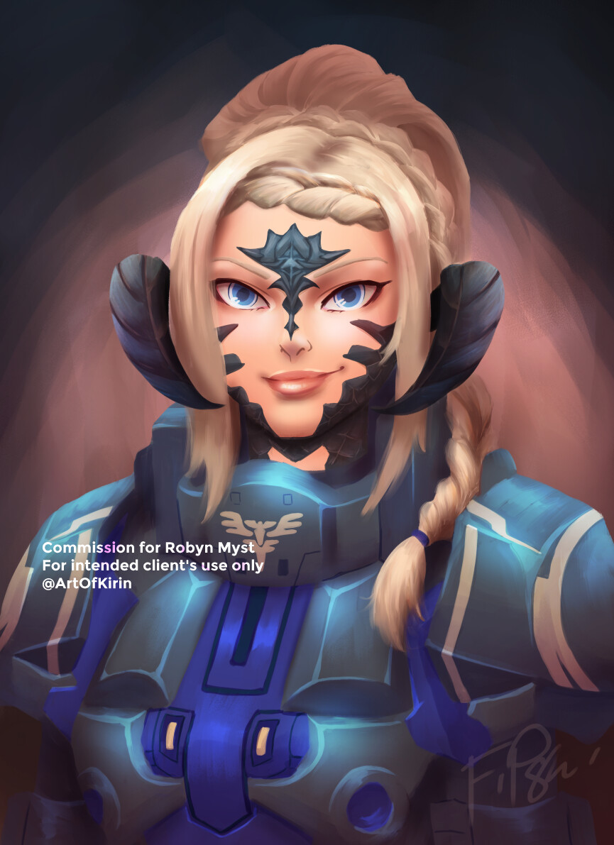 ArtStation - Commissioned Artwork: FFXIV Au Ra