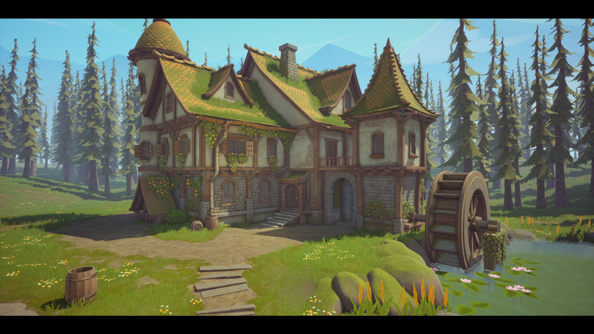 ArtStation - Stylized Medieval House