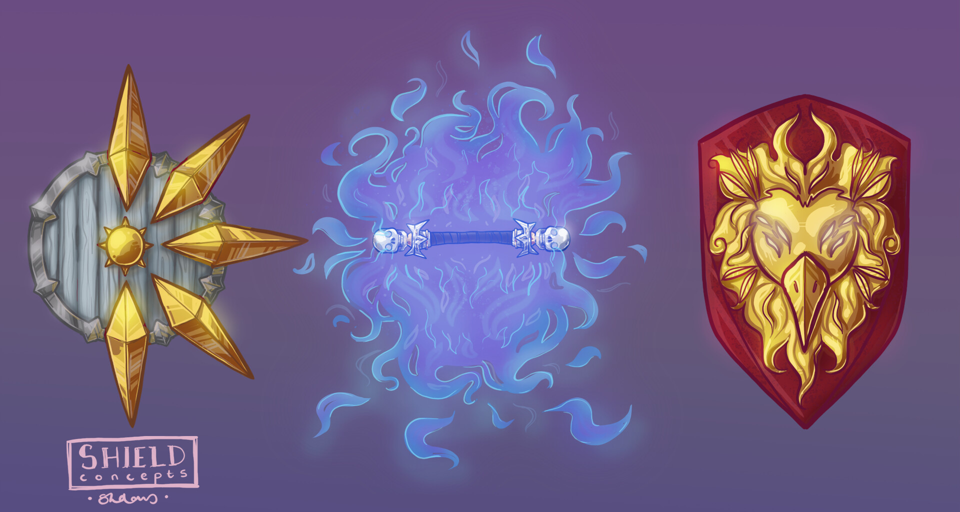 ArtStation - shield concepts