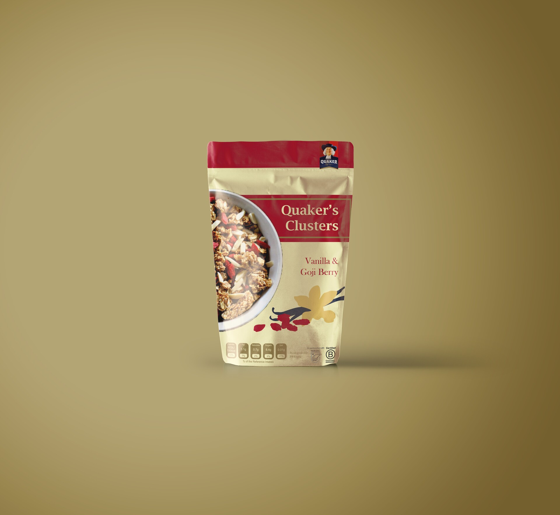ArtStation - Quaker's Clusters Packaging Design