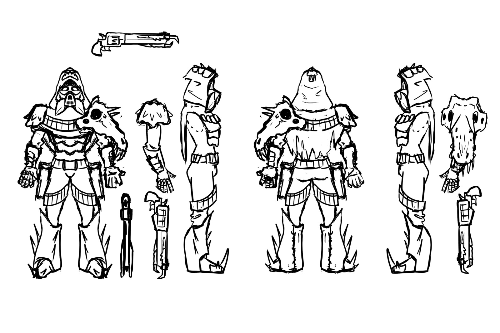 Mike Correia - The Exterminator - Character Turnaround