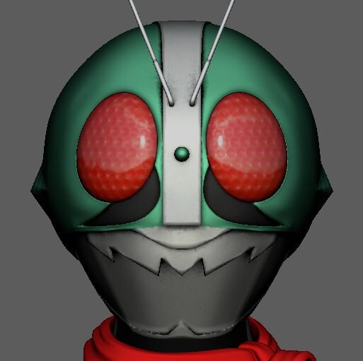 ArtStation - Kamen Rider V1 (Maya rig)