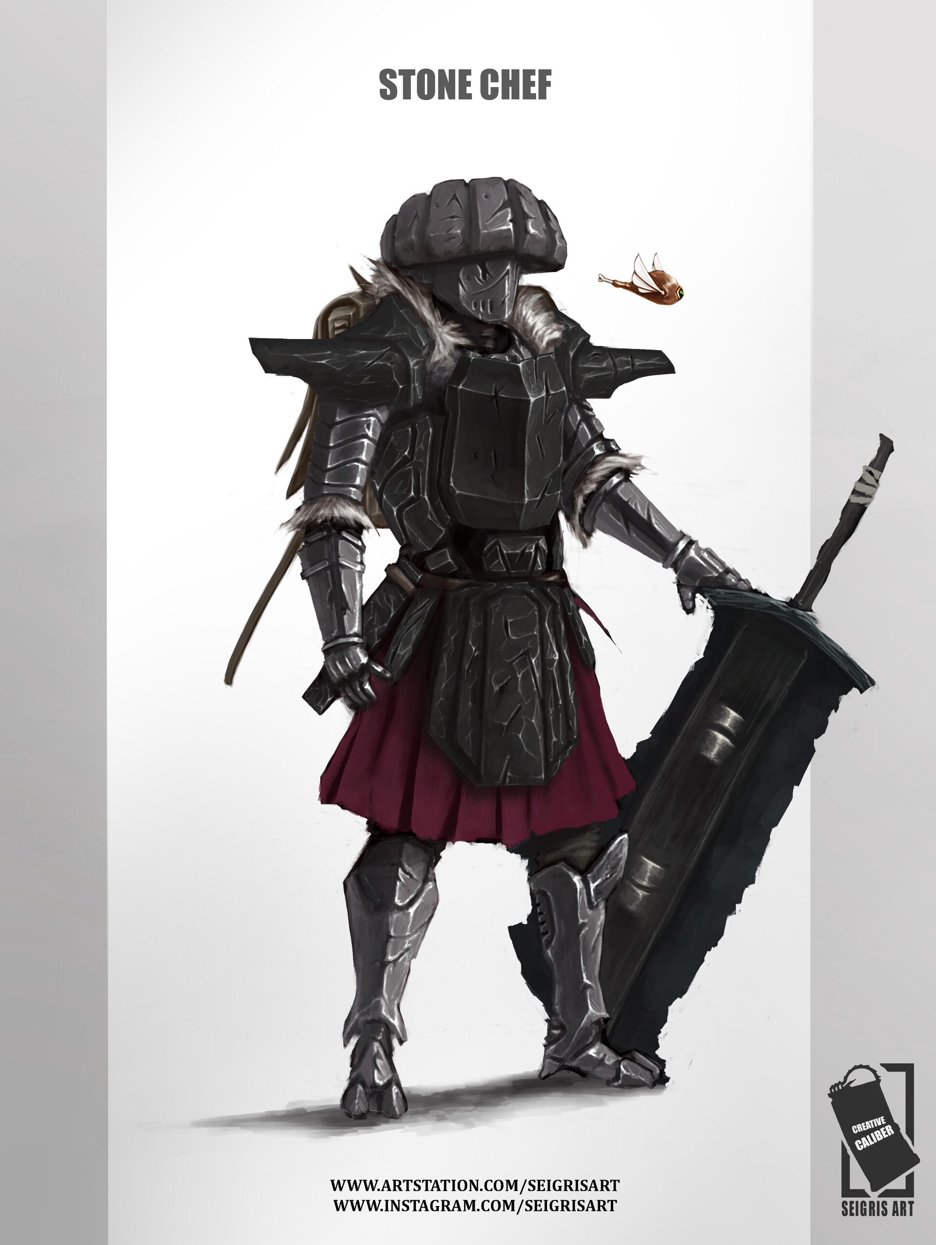 ArtStation - Stone Chef Character Design