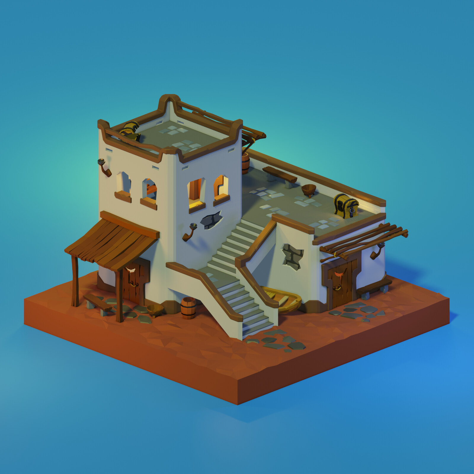 ArtStation - Primal building inspired by Fortnite Season 6