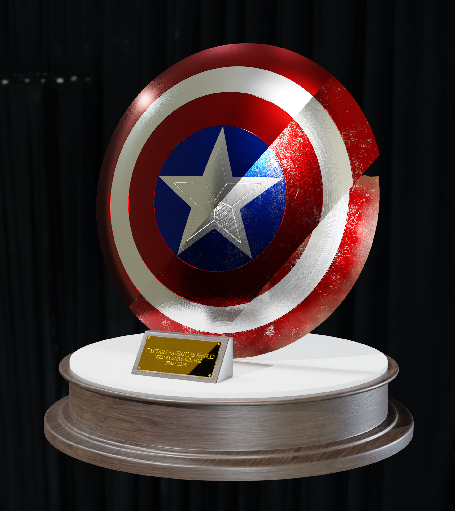 ArtStation - Captain Americas Shield - 3 Variations