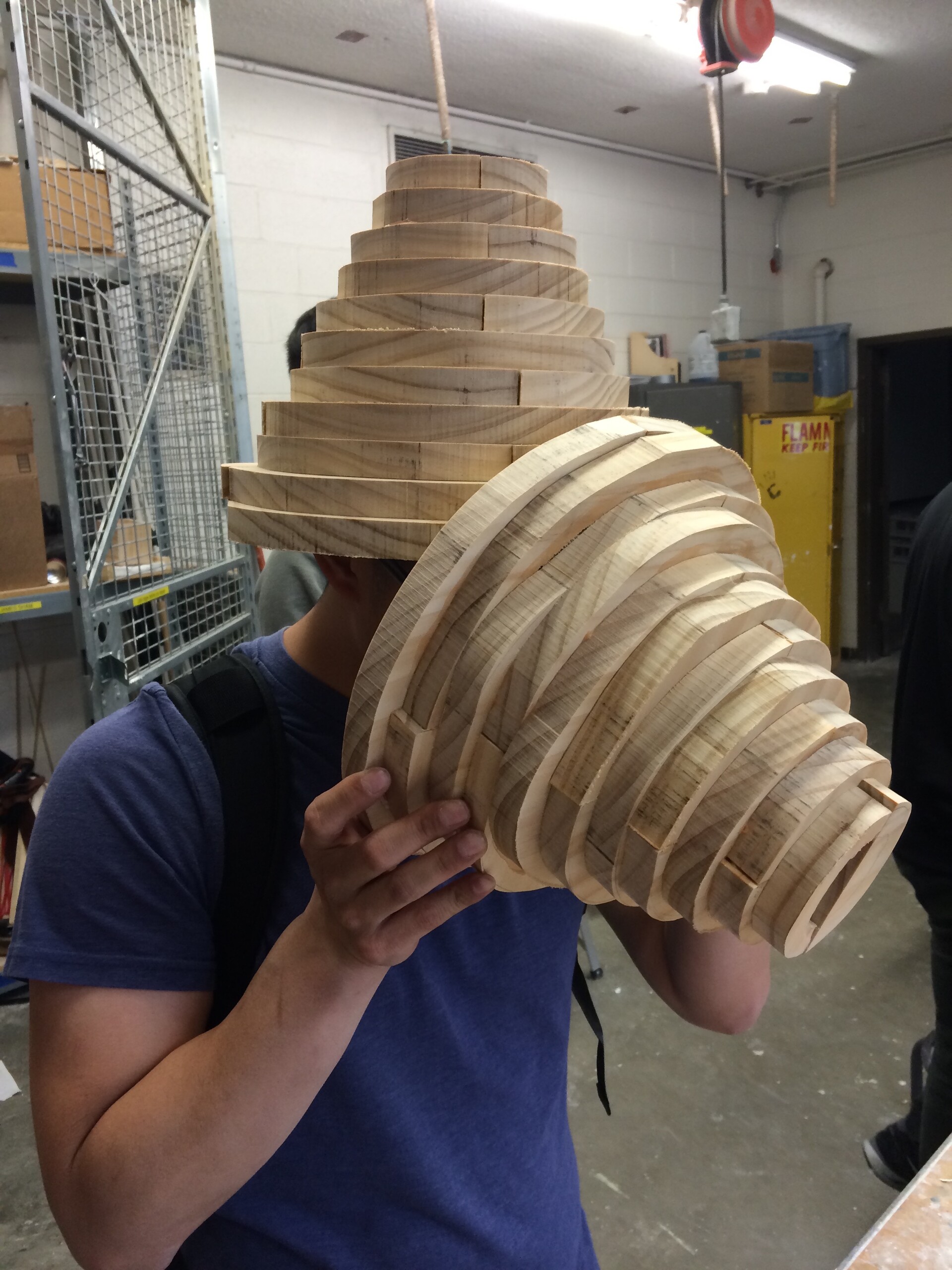 ArtStation - Unintentional Devo Hat, Wood, 2017