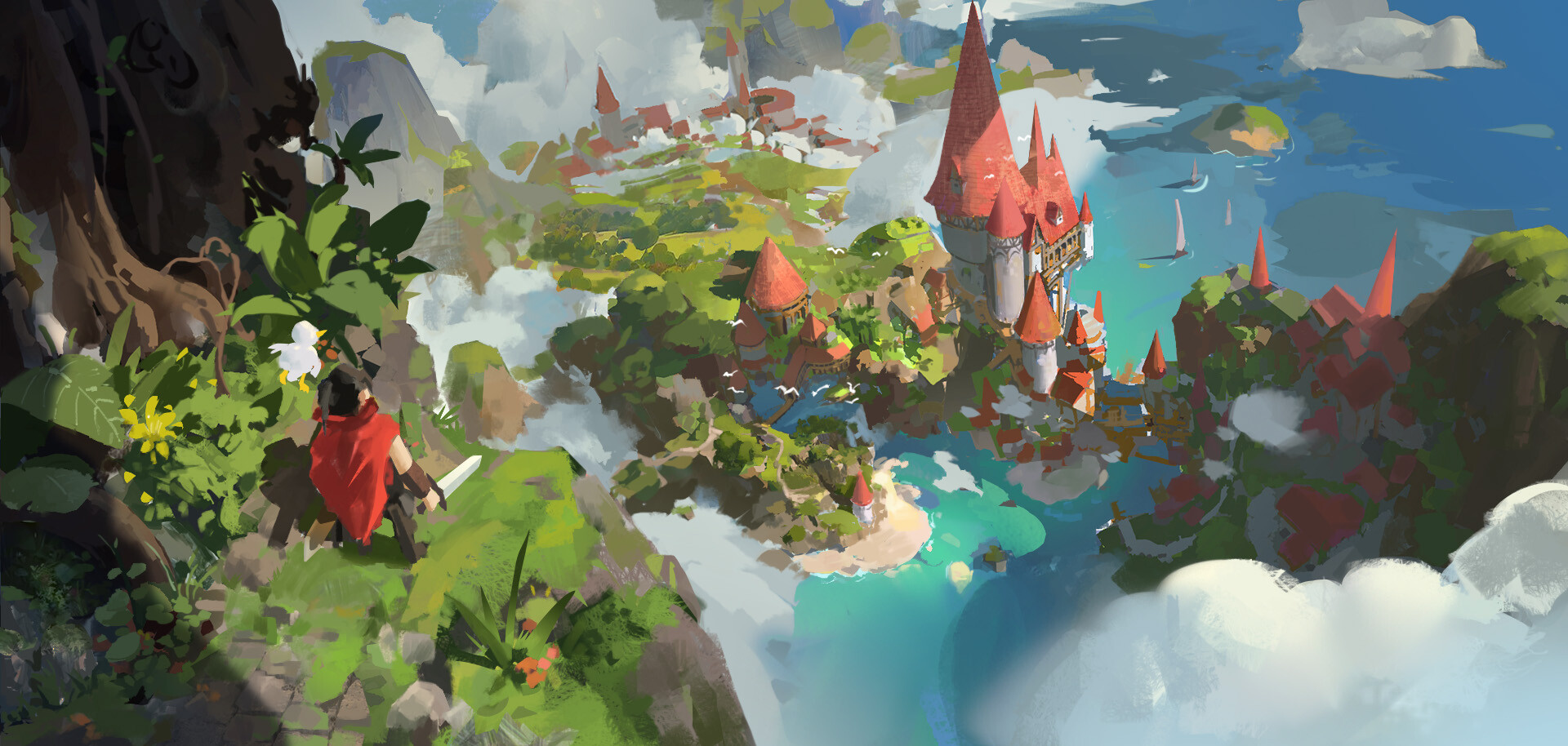 ArtStation - 红色城堡