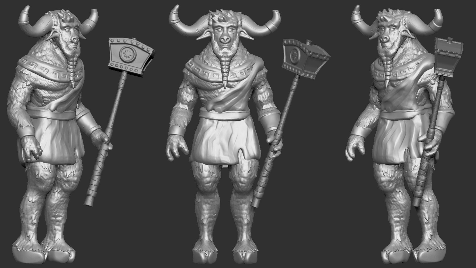 ArtStation - Minos The Minotaur
