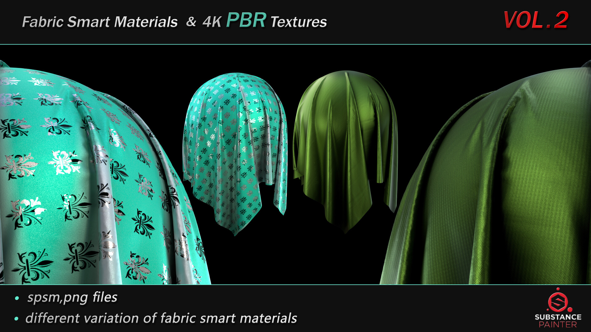 hossein-hamidi - 50 High Quality Fabric Smart Material Bundle + 4K PBR ...