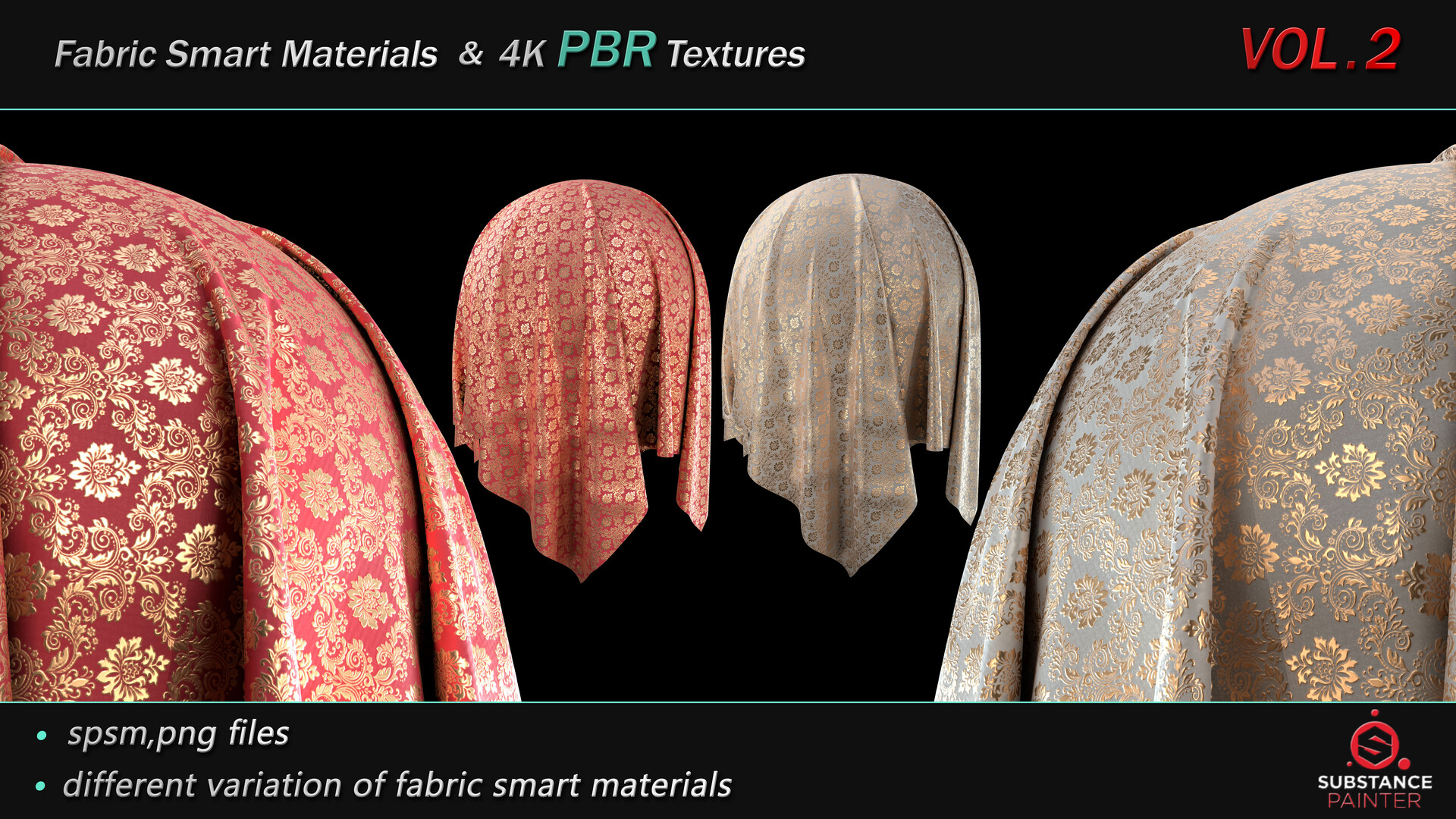 hossein-hamidi - 50 High Quality Fabric Smart Material Bundle + 4K PBR ...