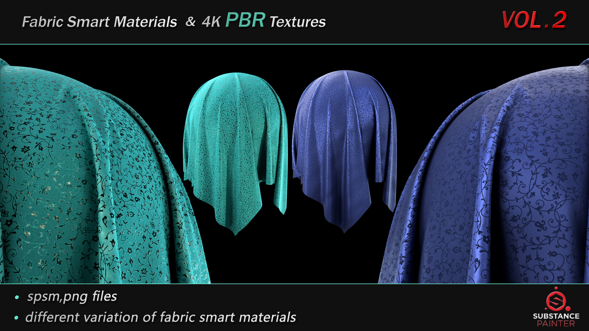 hossein-hamidi - 50 High Quality Fabric Smart Material Bundle + 4K PBR ...