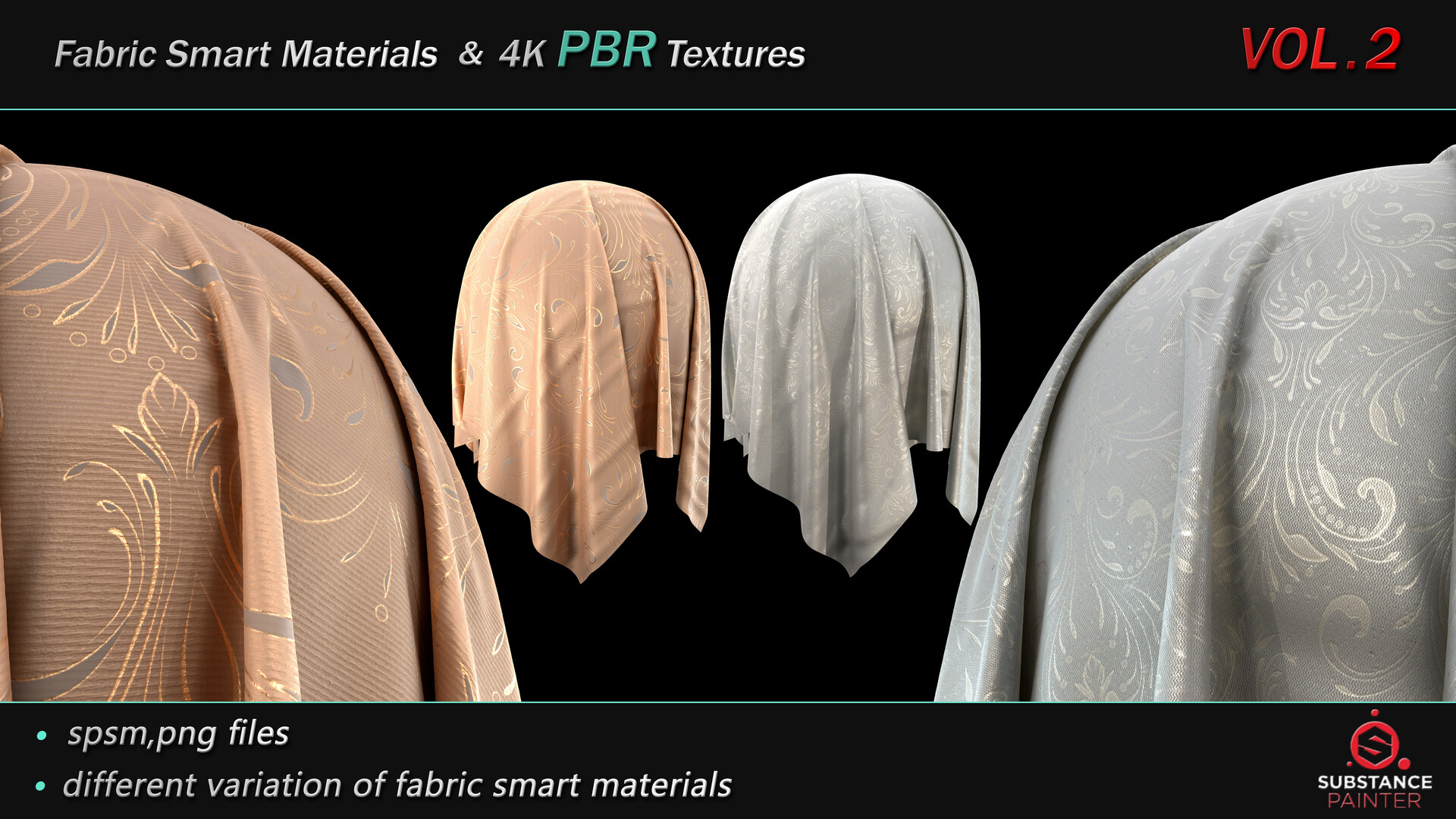 hossein-hamidi - 50 High Quality Fabric Smart Material Bundle + 4K PBR ...