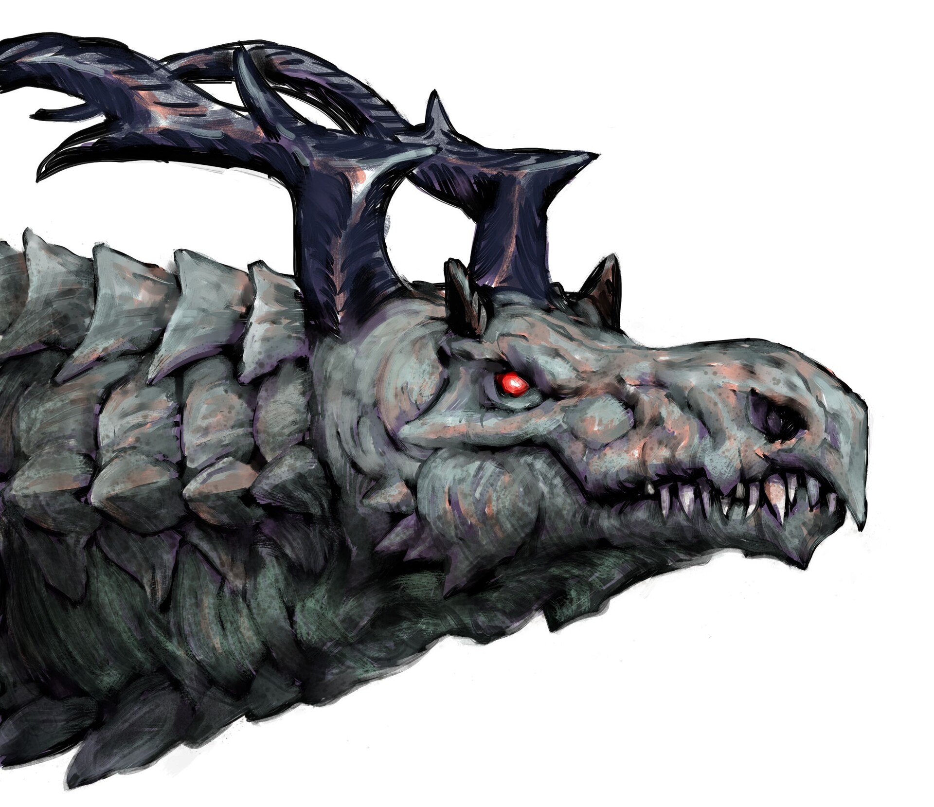 ArtStation - Dragon Head