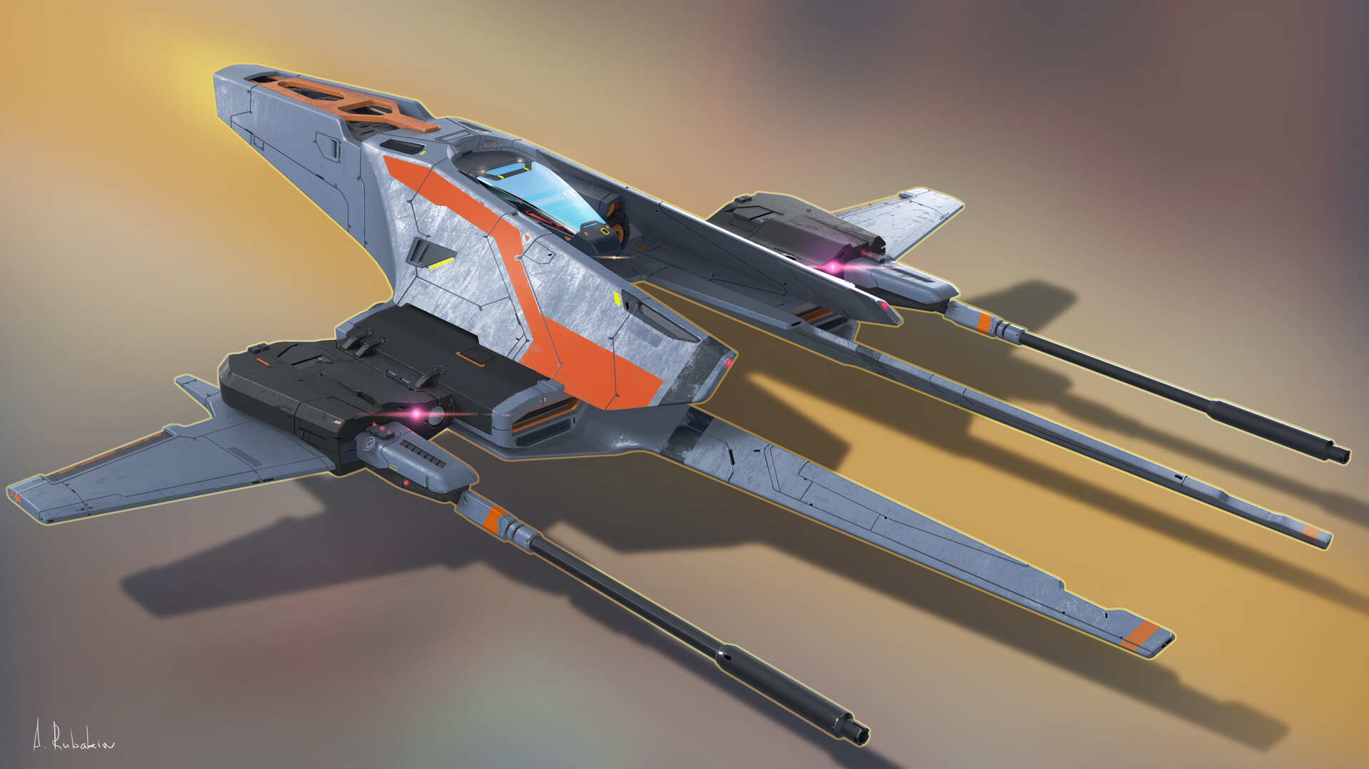 ArtStation - Space fighter