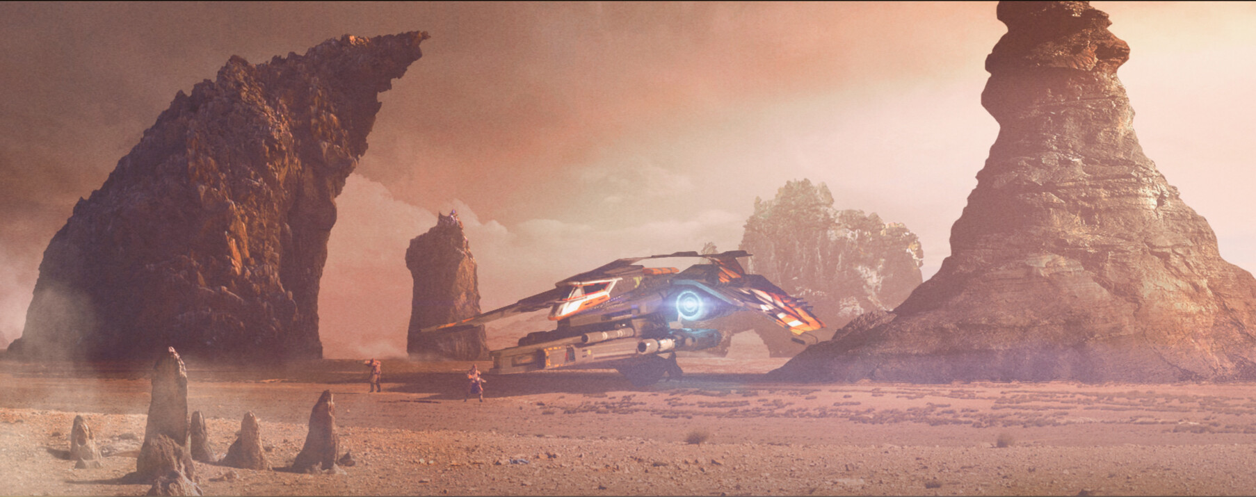 ArtStation - Lost on a distant Planet