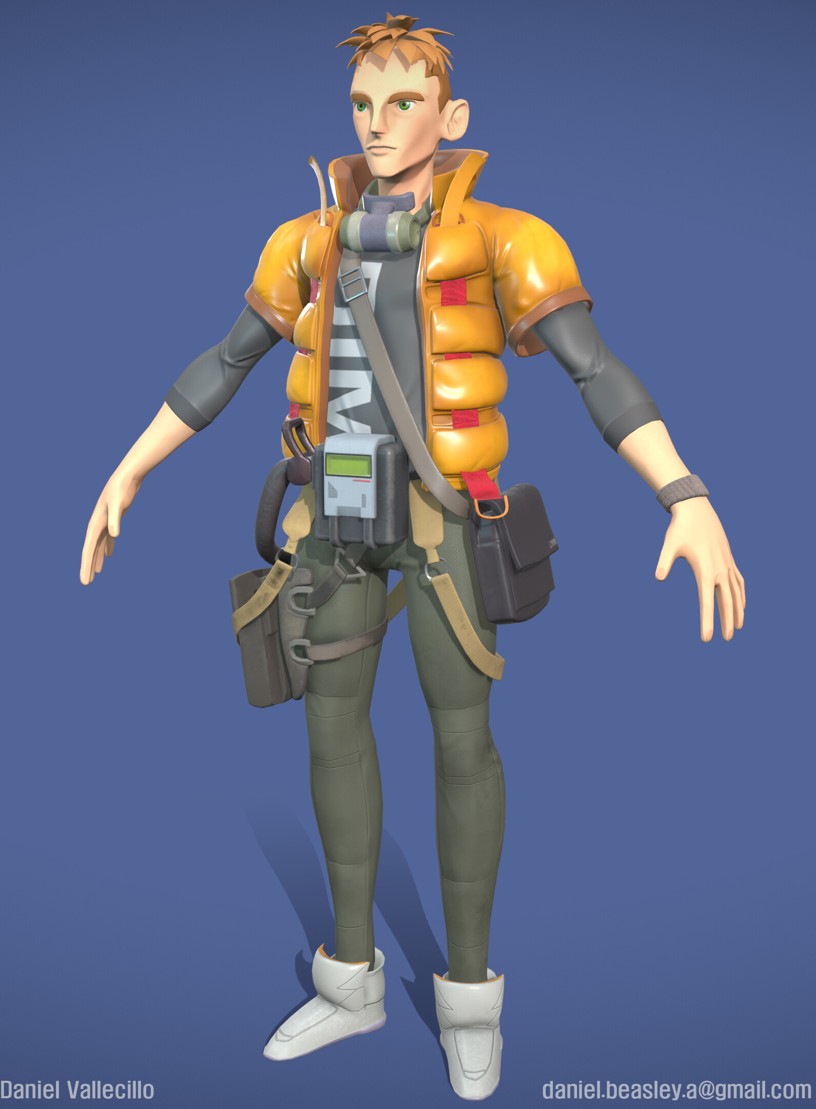 ArtStation - Scifi Character 3D Model