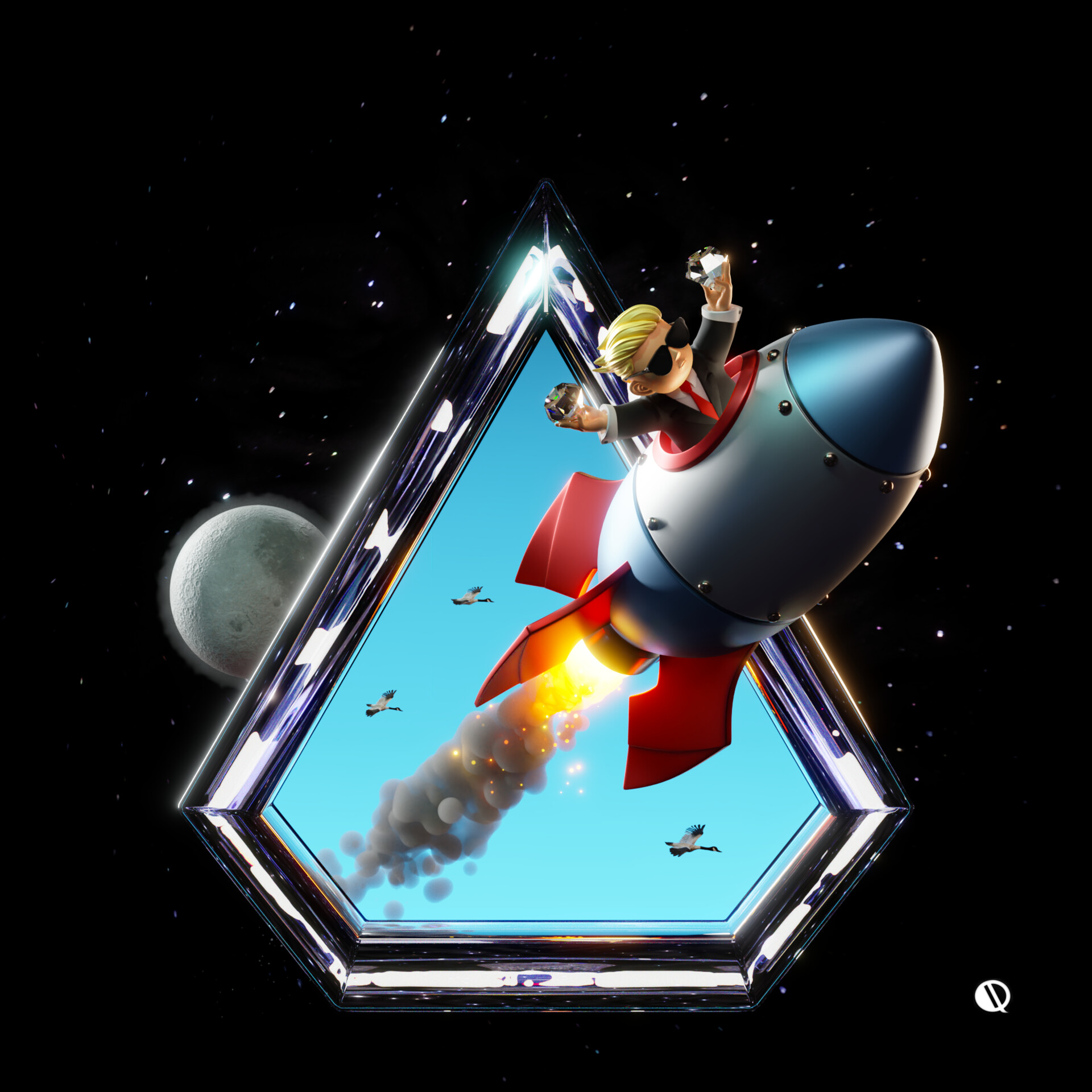 ArtStation - Diamond Rocket