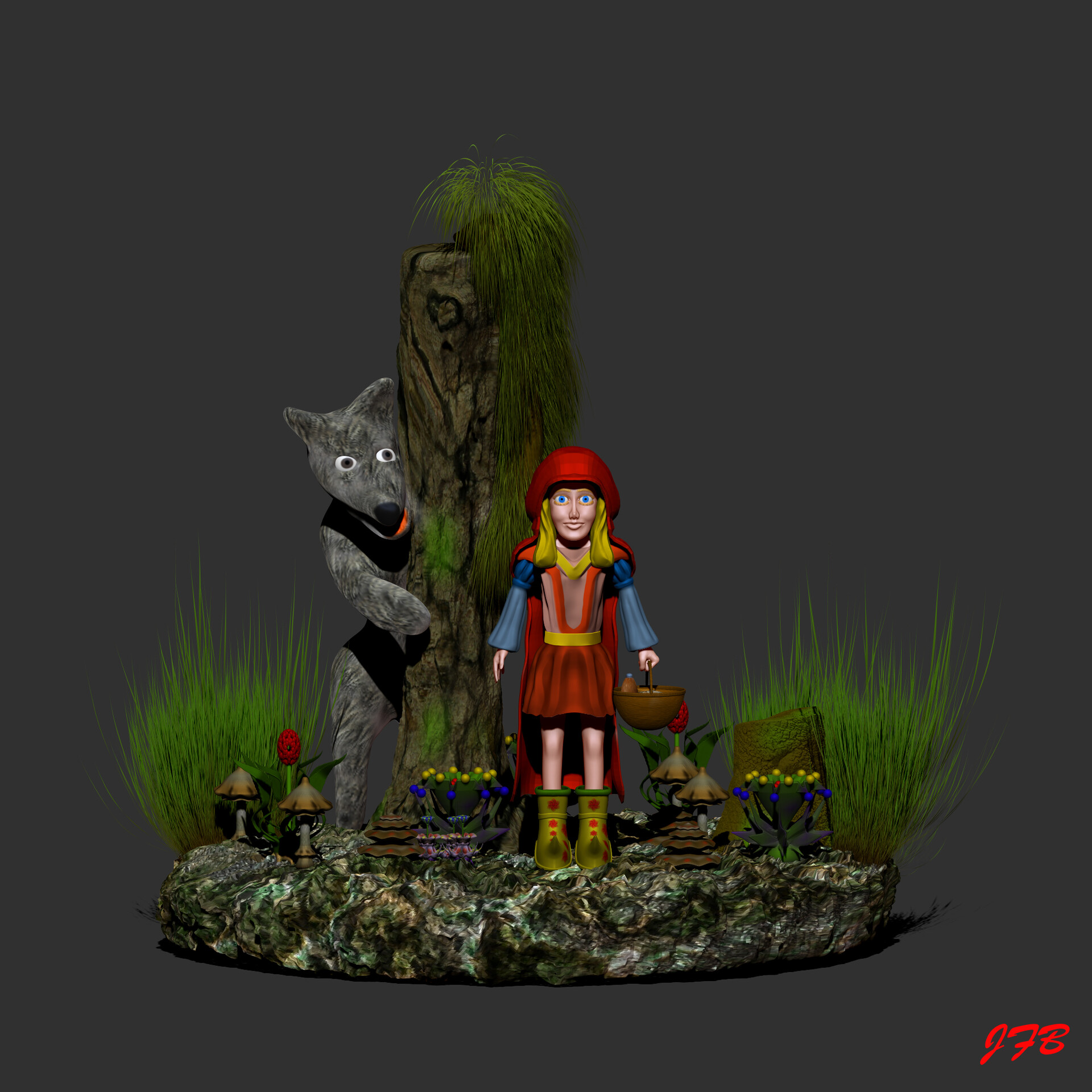 ArtStation - Little Red Riding Hood