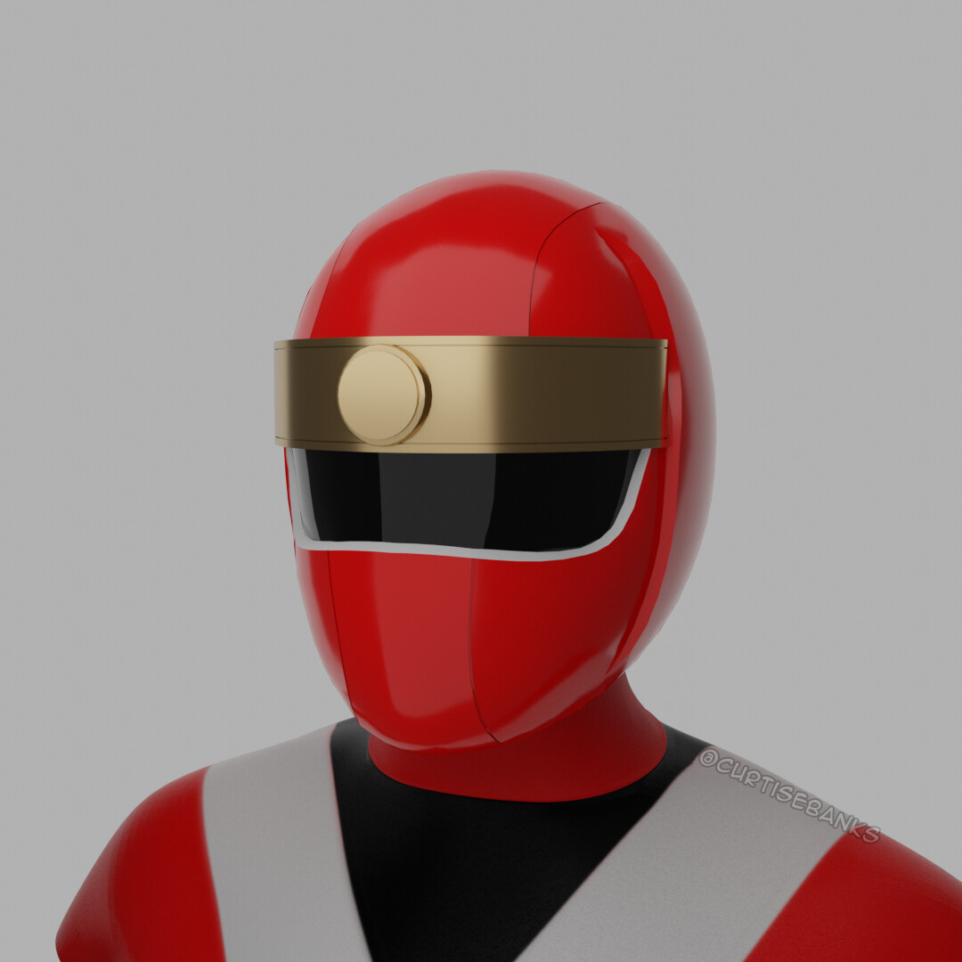 ArtStation - Red Alien / Kakuranger (Power Rangers / Super Sentai)