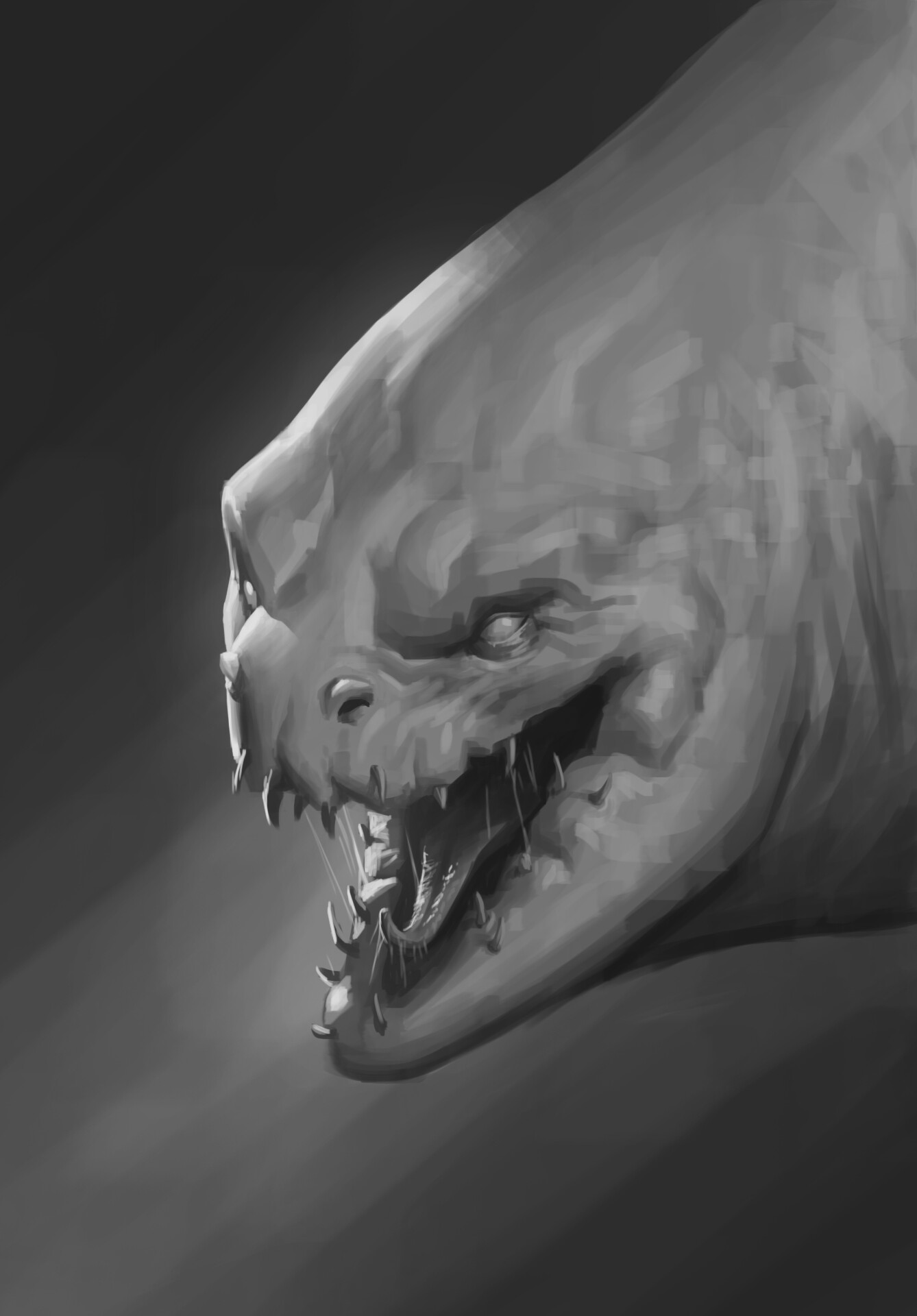ArtStation - monster's head