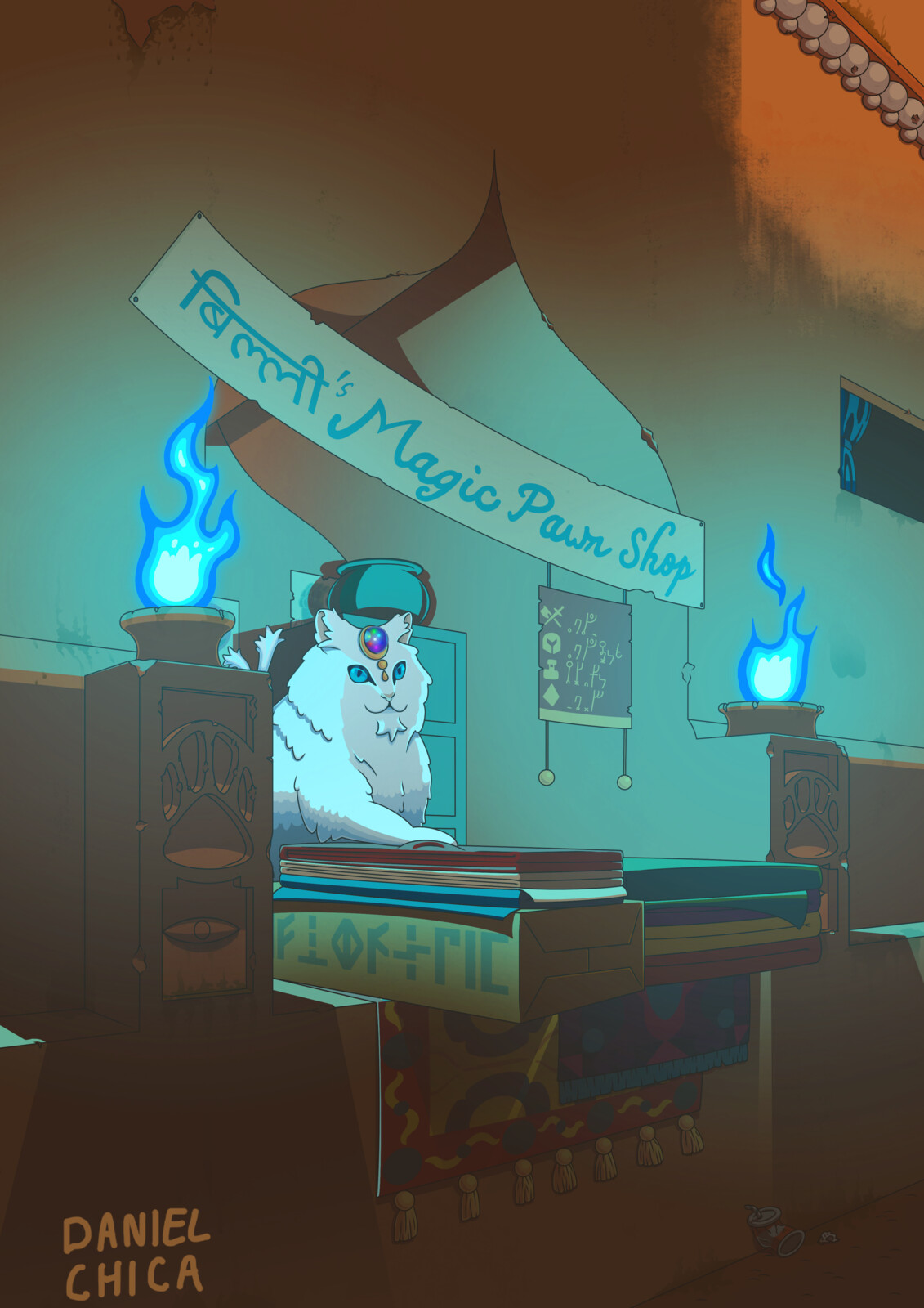 Daniel Chica - Bille, the Merchant Cat