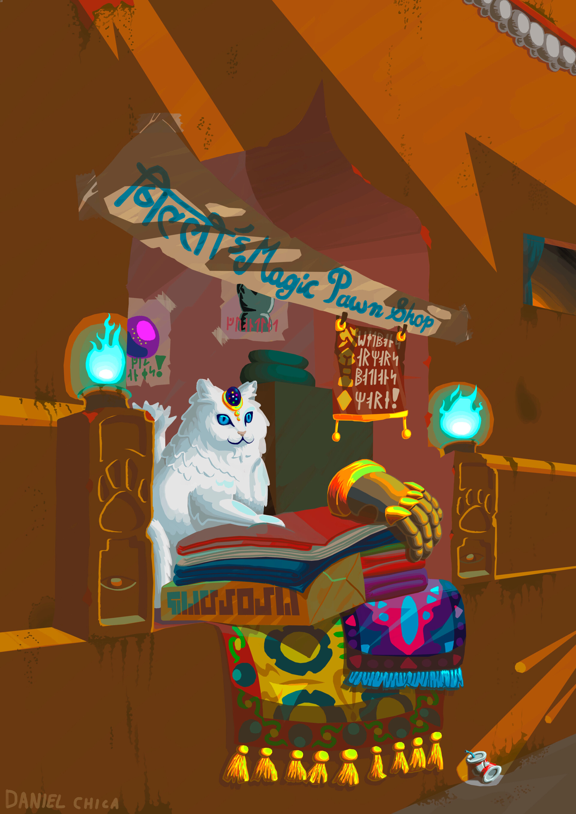 Daniel Chica - Bille, the Merchant Cat