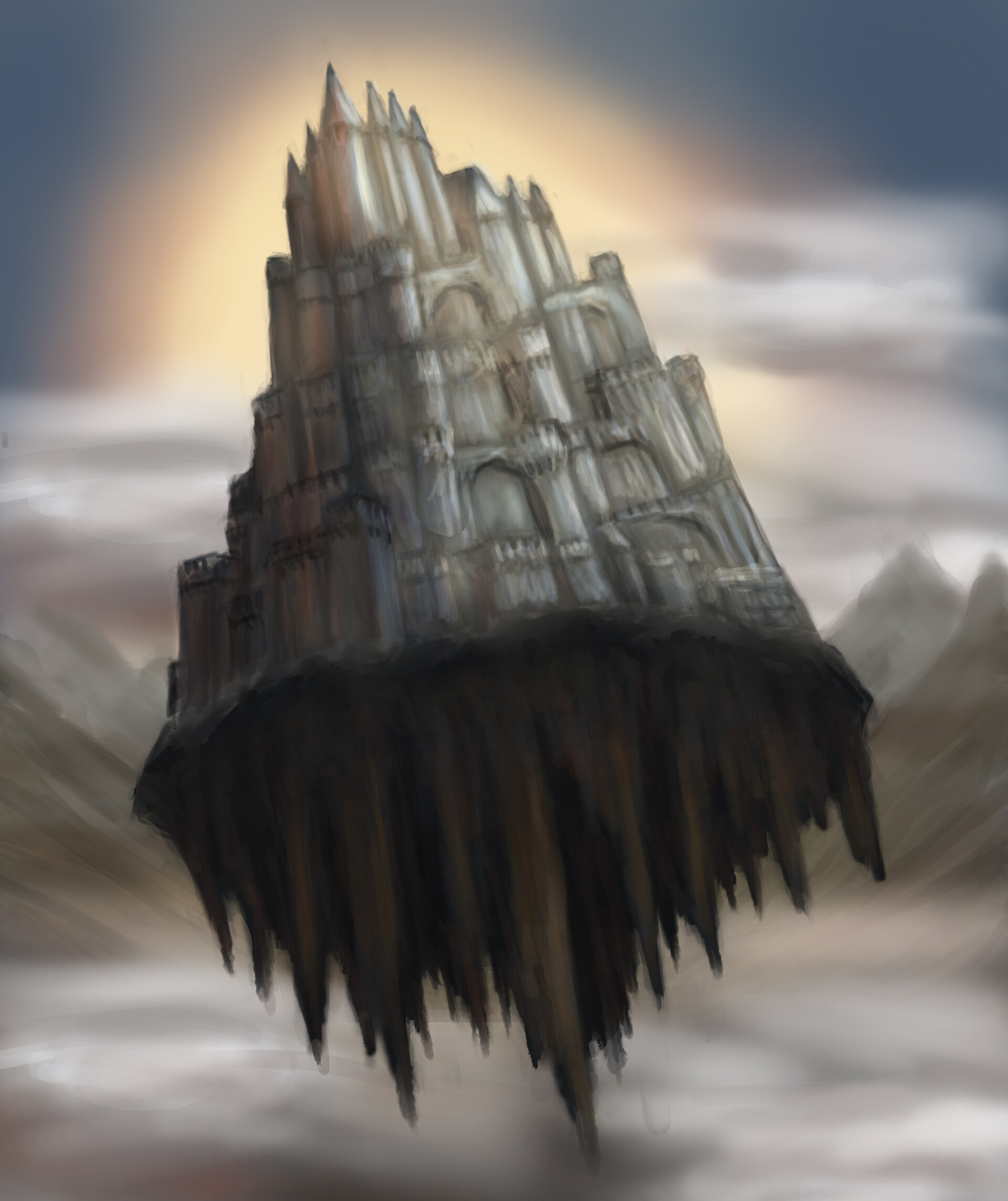 ArtStation - Floating Fortess