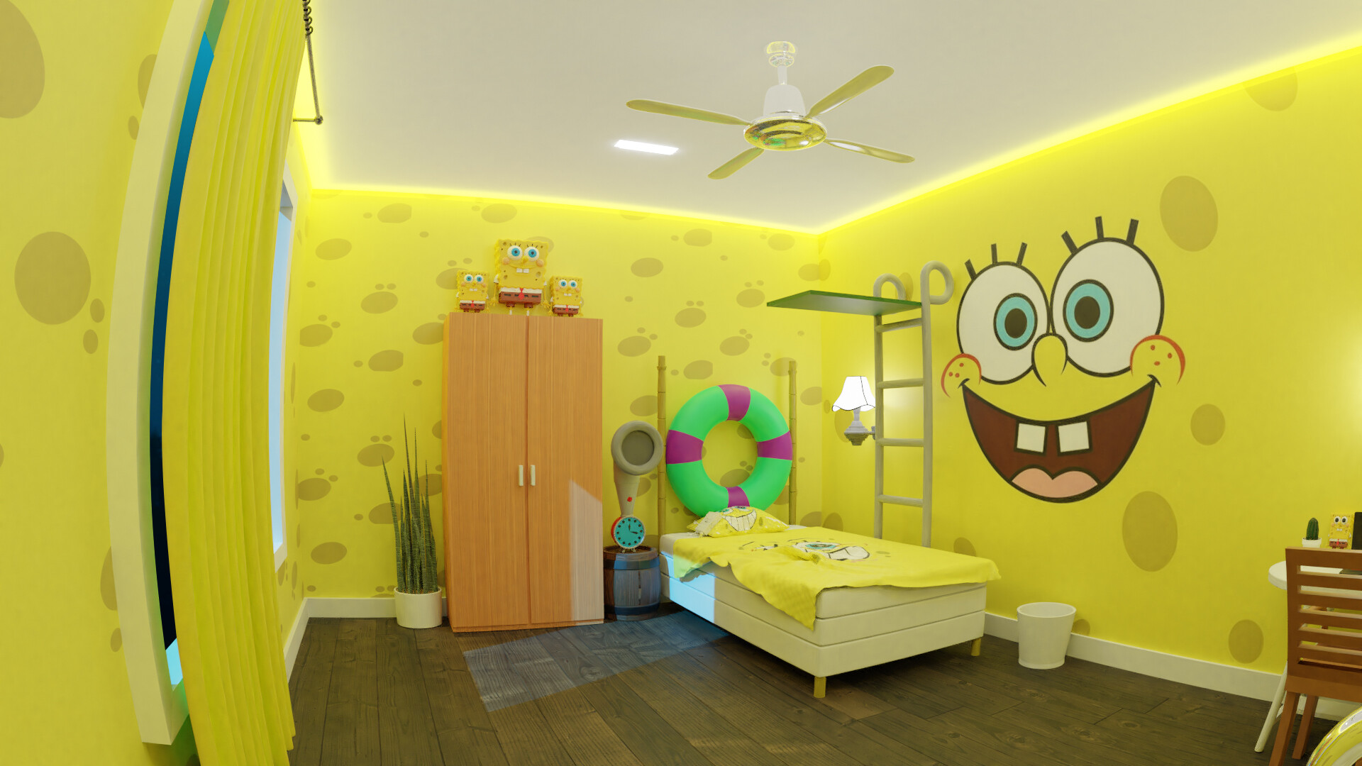 Spongebob Bedroom House