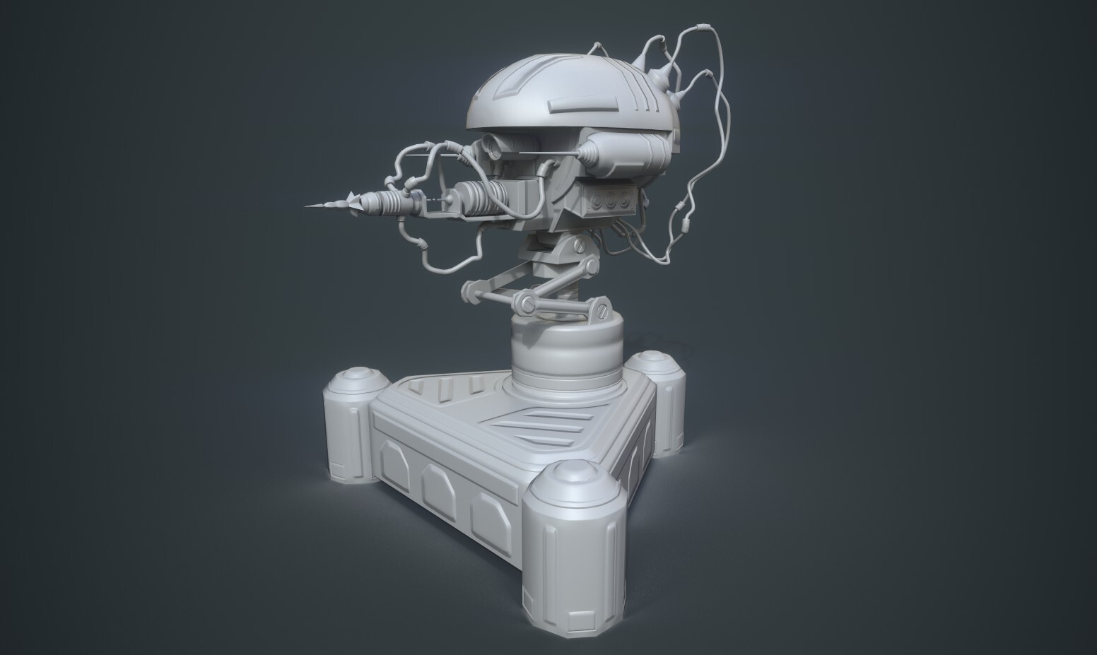 Gabriel JR Espino - Fallout Enclave Turret Fan Art