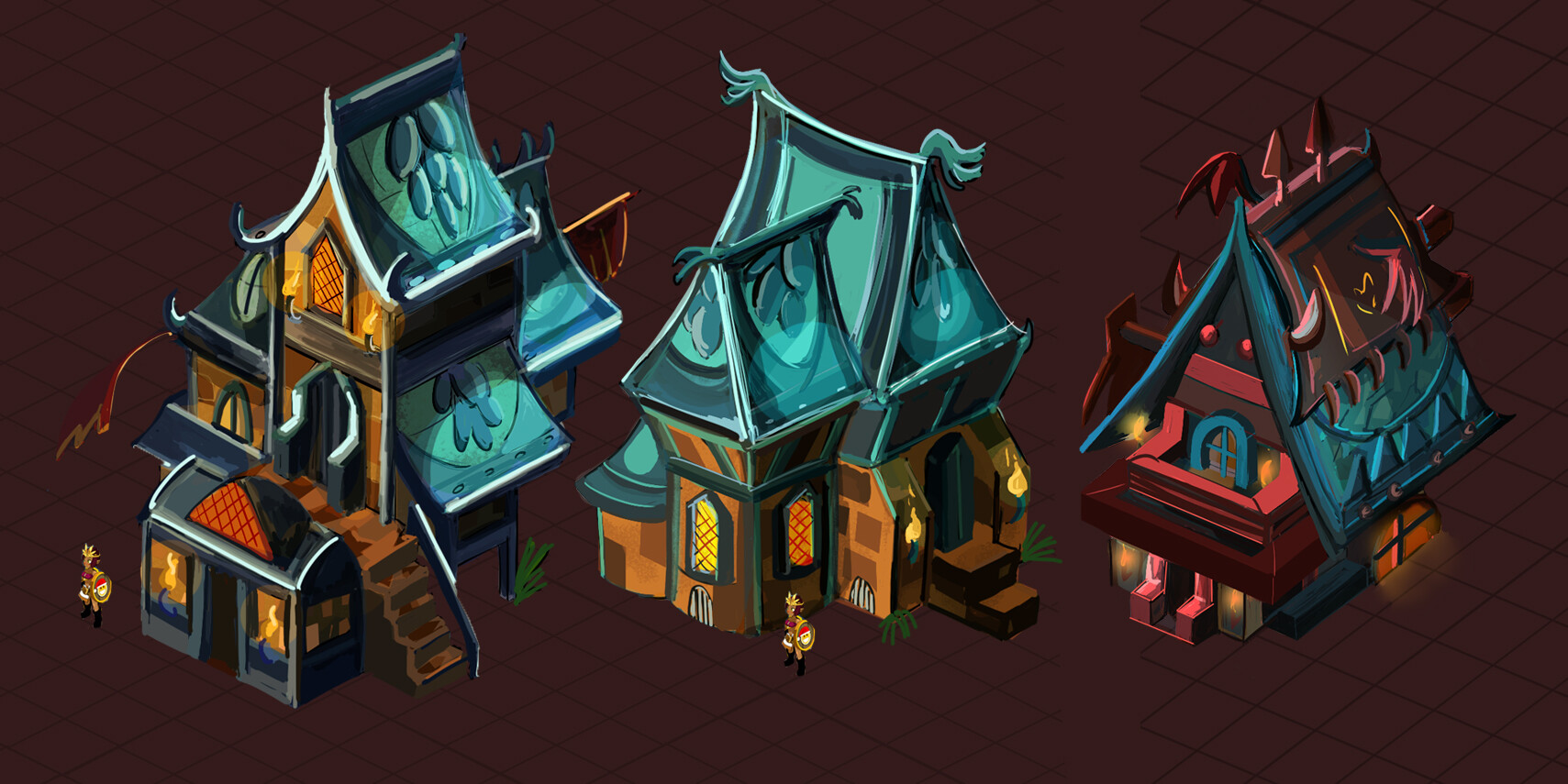 ArtStation - Fan art maison Dofus Brakmar