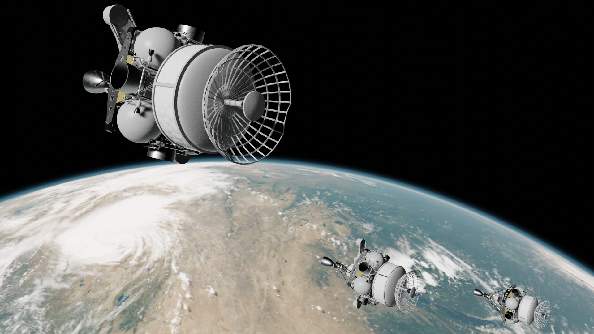 ArtStation - Soviet combat satellite