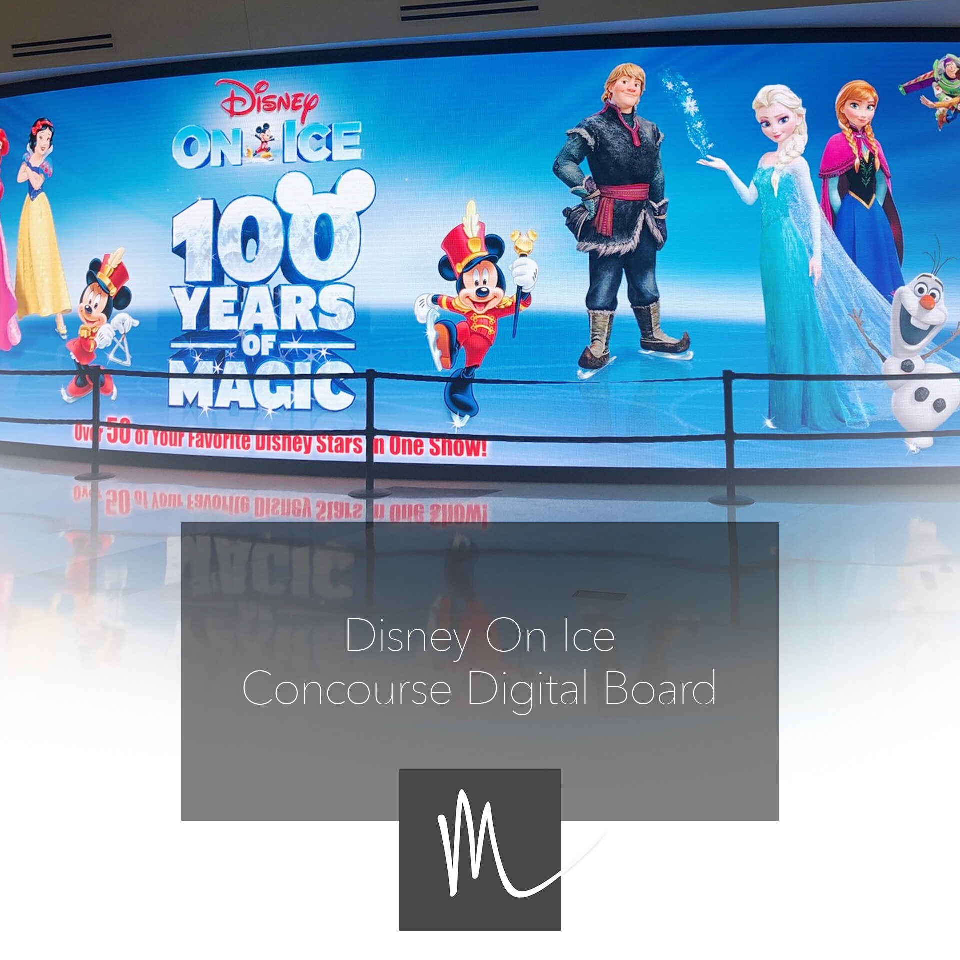 ArtStation - Disney On Ice Concourse Digital Board