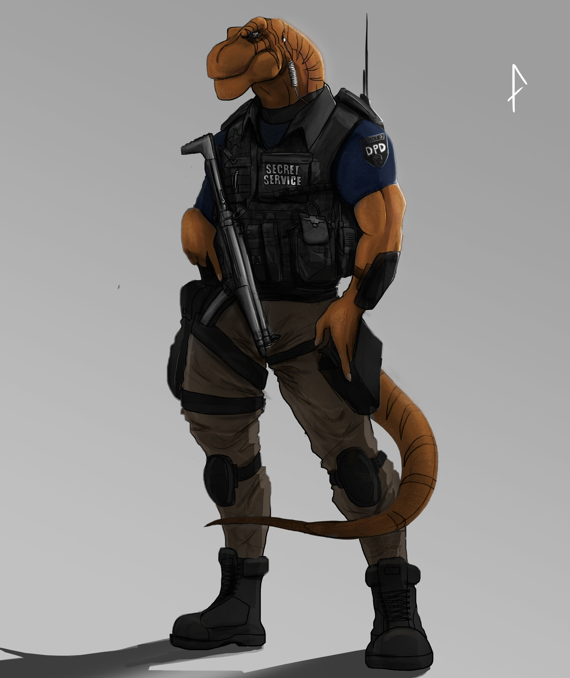 ArtStation - Dinocop (redesign)
