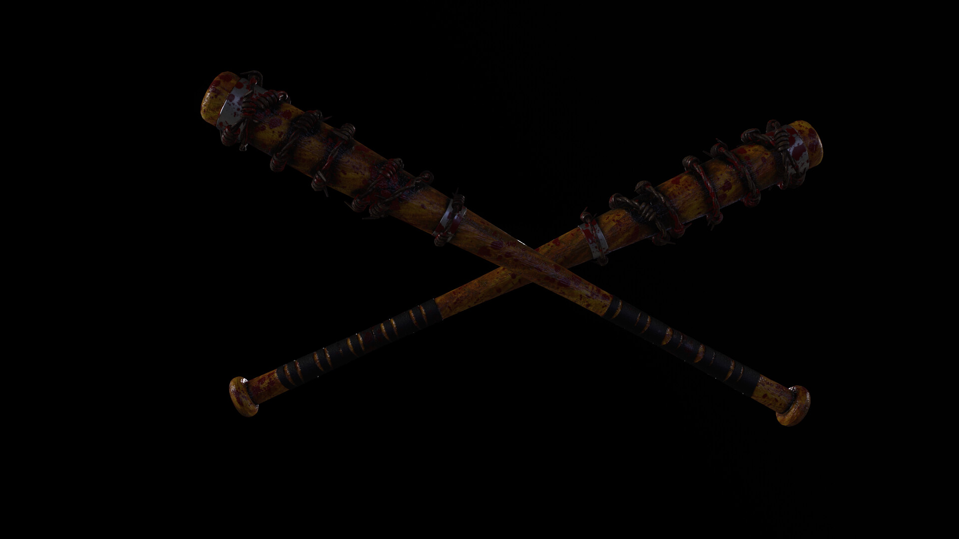 Nathan Johnson - Barbed Wire Baseball Bat