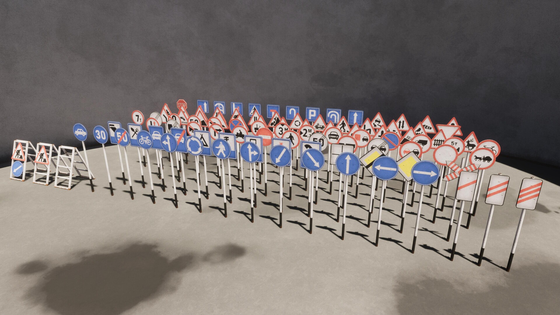 ArtStation - USSR Pack Road signs