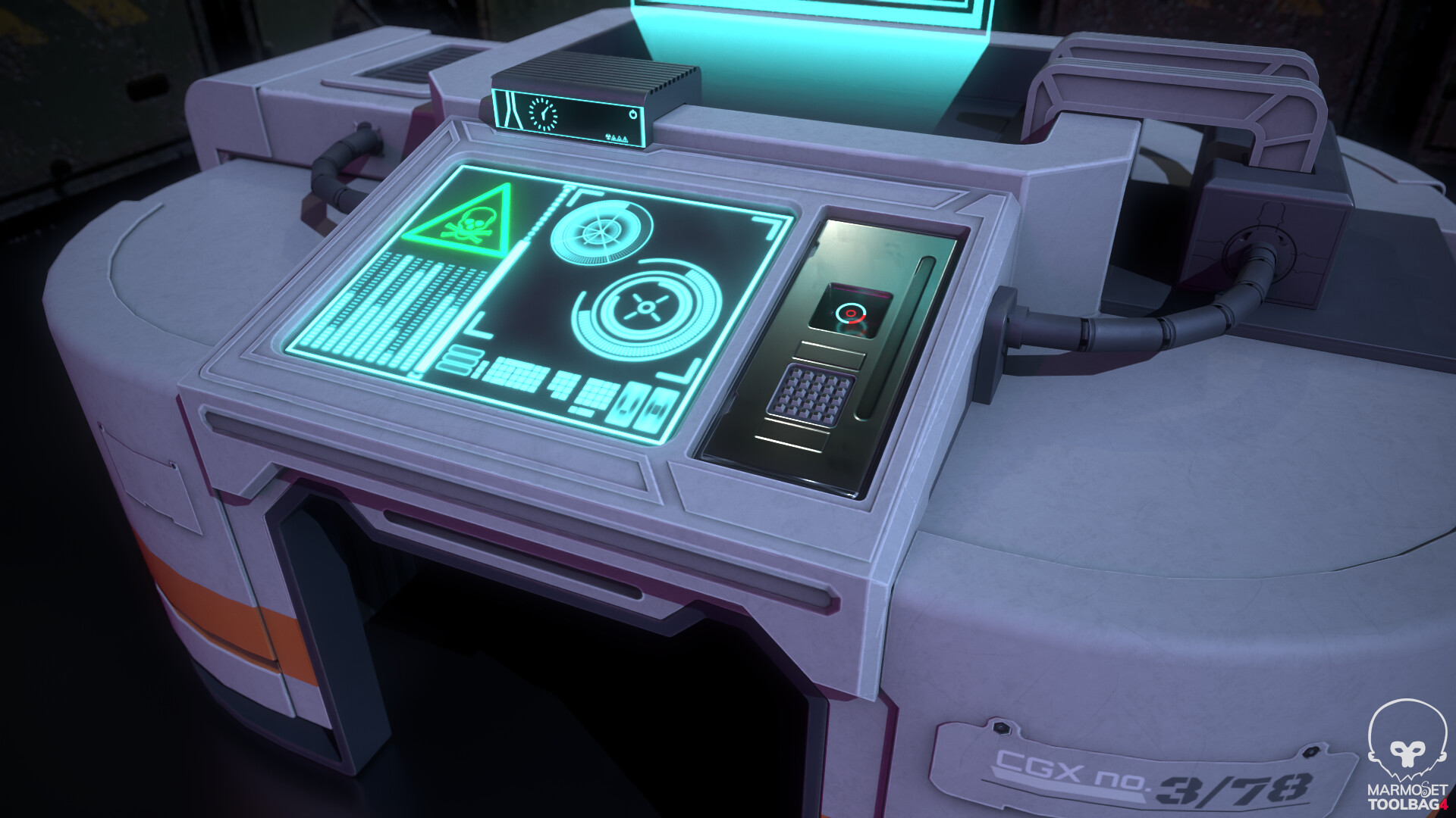 ArtStation - Sci-fi Workstation (Real-time)