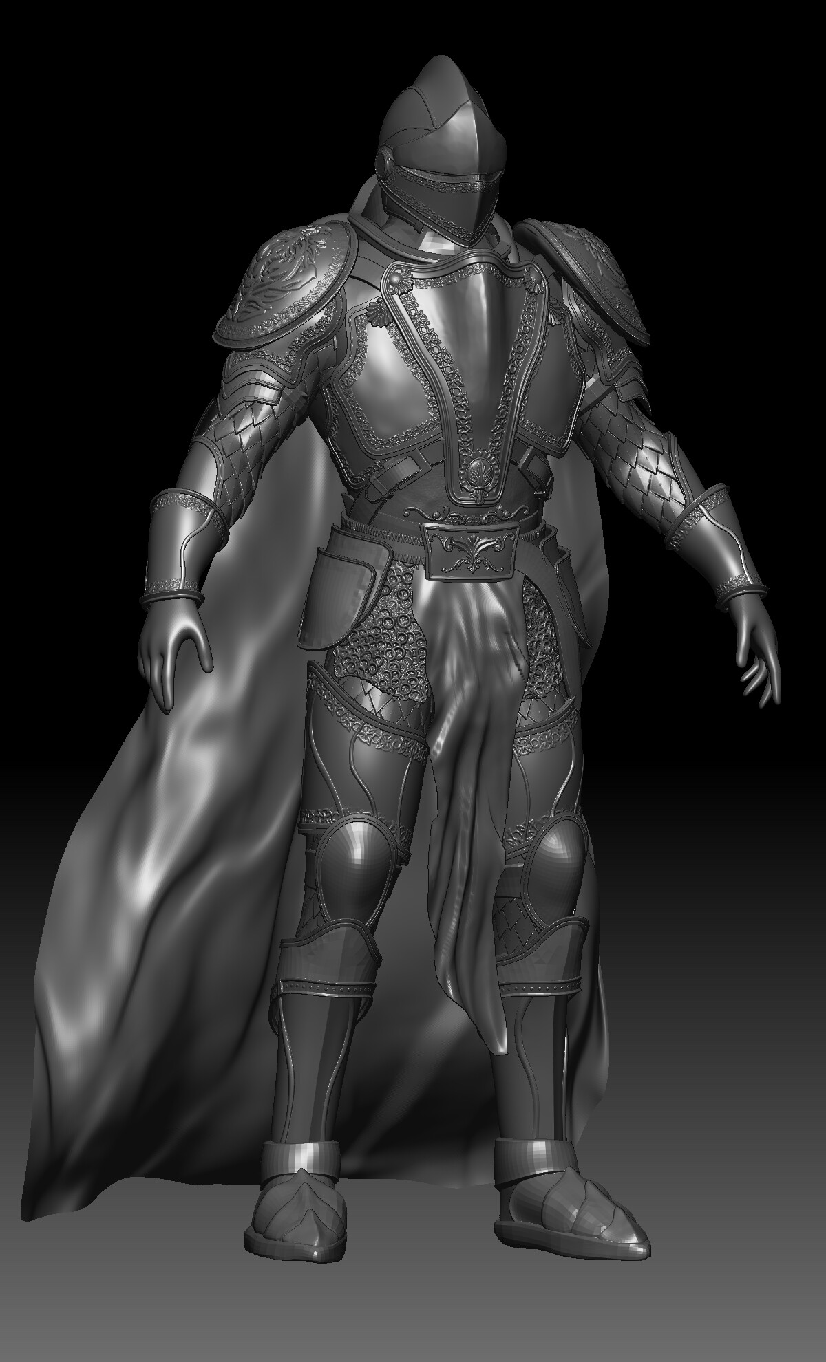 ArtStation - Medieval Knight WIP