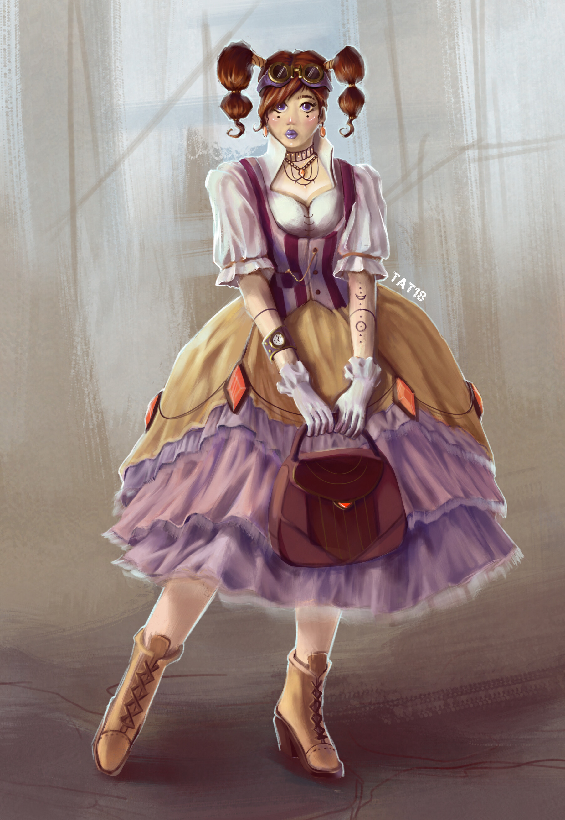 ArtStation - Steampunk girl