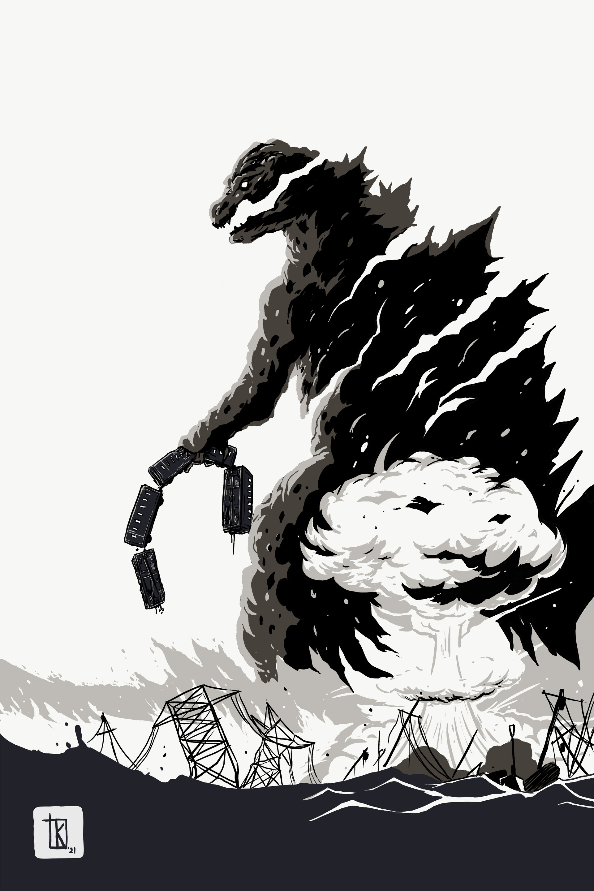 Desenho Godzilla 1954 Mondo Has Announced That They Will Be Creating A
